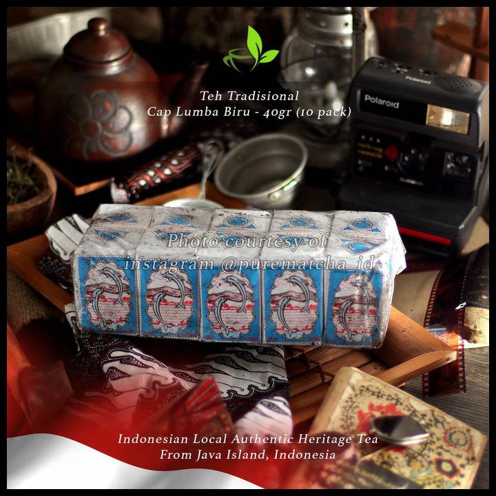Jual Teh Indonesia - Teh Cap Lumba-Lumba Biru 40Gr 1 Pcs Tradisional ...