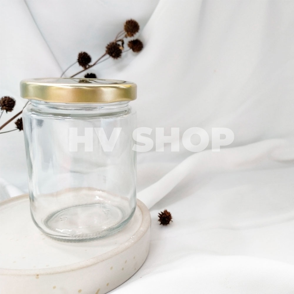 Jual JAR KACA TIPE BULAT UKURAN 250 ML 01 / ROUND GLASS JAR | Shopee ...