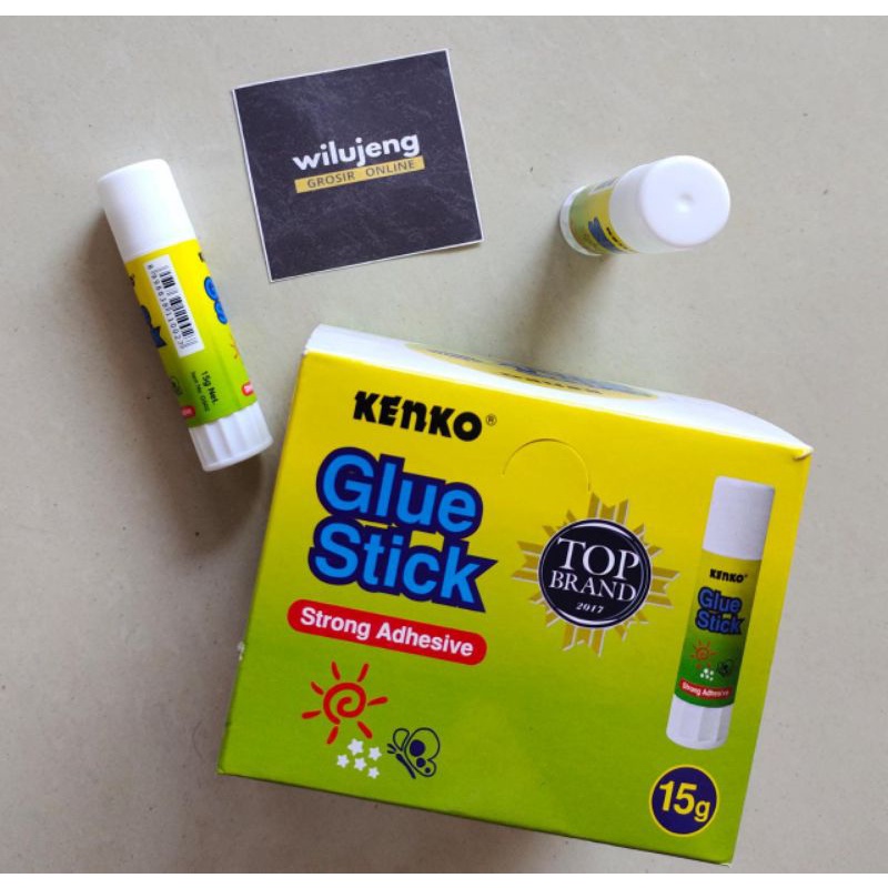 Jual Lem Stik Glue Stick Strong Adhesive Kenko 15gr (pcs) (59gr ...