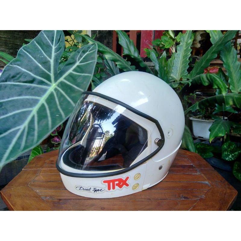 Jual Helm TRX generasi pertama Visor Custom | Shopee Indonesia