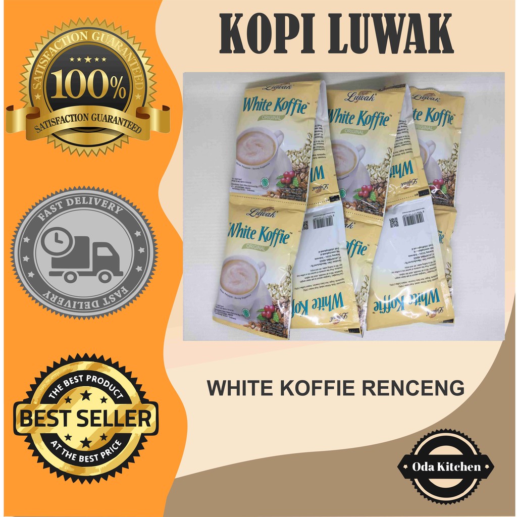 Jual KOPI LUWAK WHITE KOFFIE RENCENG 10X20gr | Shopee Indonesia