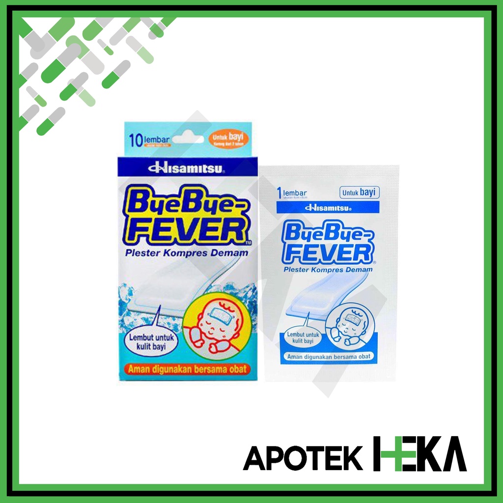 Jual Byebye Fever Bayi - Plaster Kompres Demam Bayi Box isi 10 ...