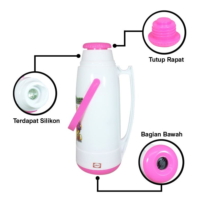 Jual TERMOS AIR PANAS / DINGIN 700ML, TERMOS SHINPO HARMONY VACUUM ...