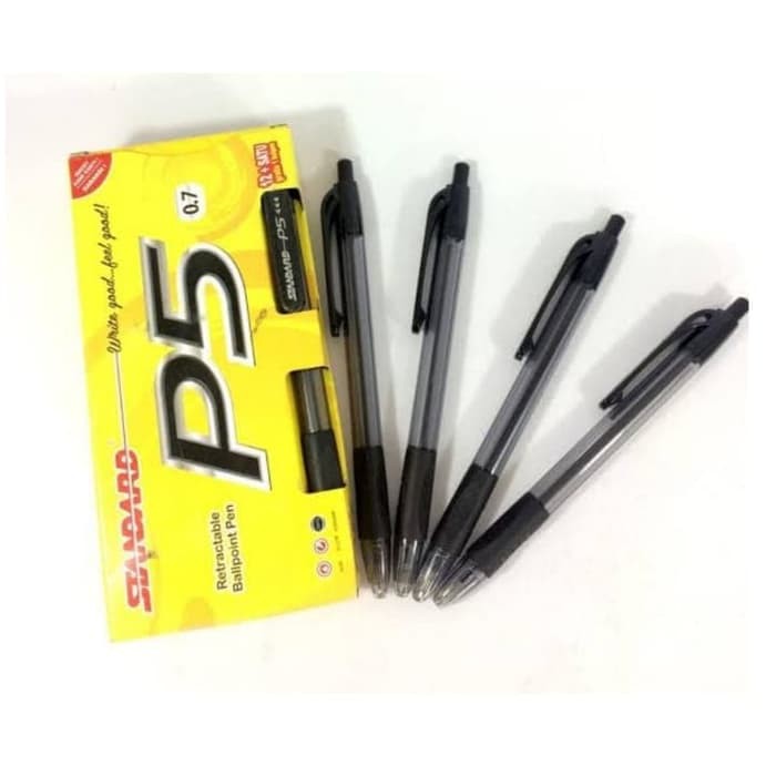 Jual Pulpen Bolpen Bolpoin Bolpoint Ballpoint Pen Cetek Standard P-5 P5 ...