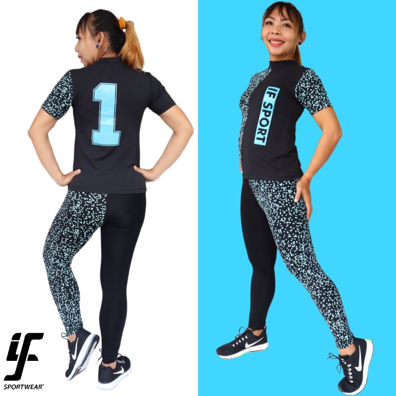Jual BAJU SENAM/ SET BAJU SENAM / SETELAN OLAH RAGA WANITA/BAJU AEROBIC ...