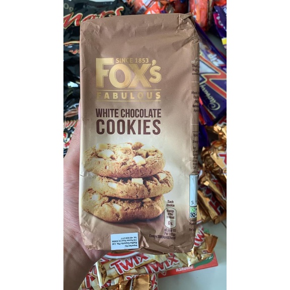 Jual FOX'S FABULOUS WHITE CHOCOLATE COOKIES | Shopee Indonesia