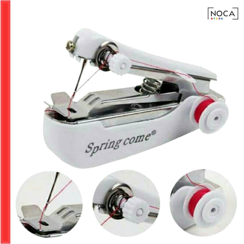 Jual Mesin Jahit Tangan Kecil Mini Sewing Machine Spring Come Portable ...