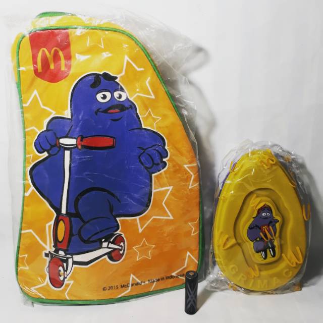 Jual Tas Kotak Tempat Makan Meal Box Maskot Mcdonalds Happy Meal Mcd ...