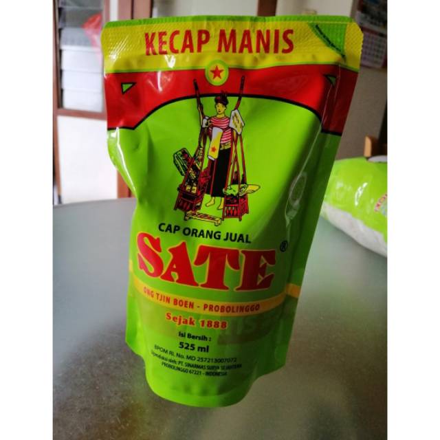 Jual Kecap Manis Sate enak gurih Cap Orang Jual Sate kemasan refill ...