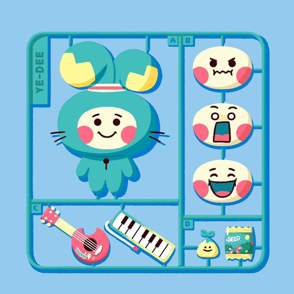 Jual New Sticker YG Treasure Truz Character Junkyu Haruto Asahi ...