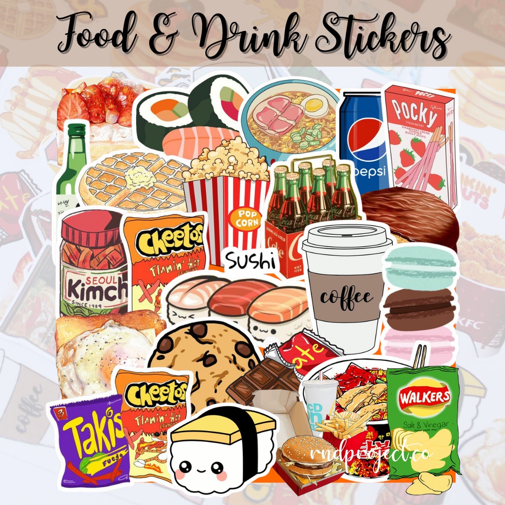 Jual [BISA COD] STICKER TUMBLR FOOD | STICKER TUMBLR BIJIAN | STICKER ...