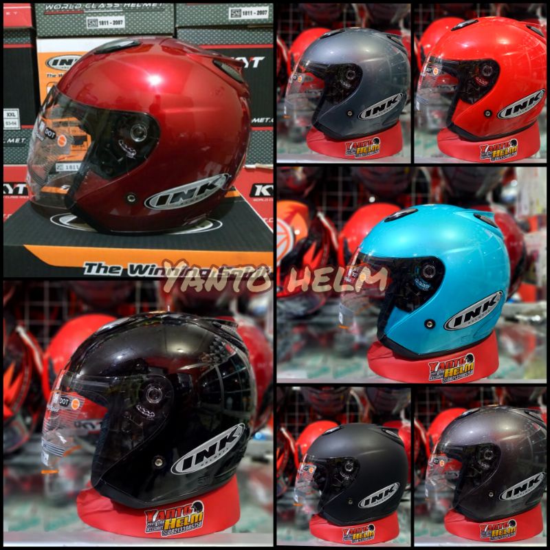 Jual HELM HALF FACE INK CENTRO ORIGINAL | Shopee Indonesia