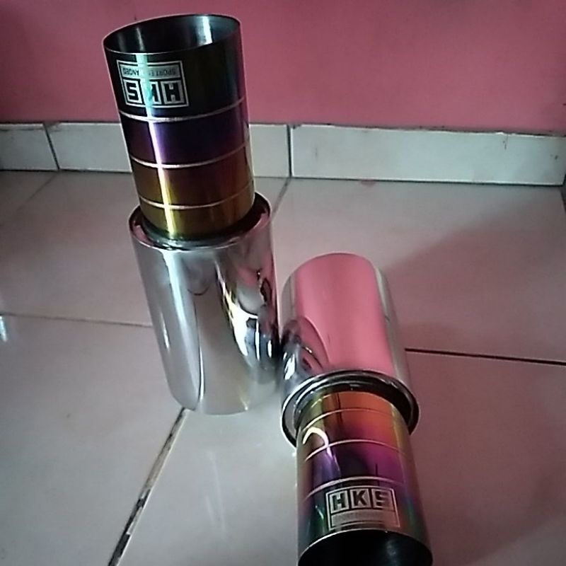 Jual KNALPOT MOBIL RACING HKS PLONG BENSIN SOLAR SUARA NGEBAS KERAS ...