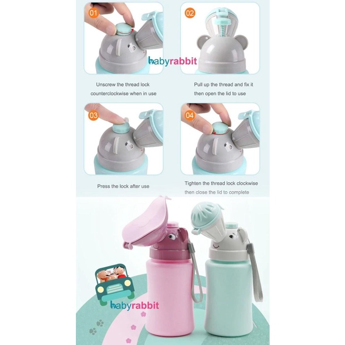 Jual Pispot Portable Urinal Pee Pot Bottle / Botol Pispot Portabel ...