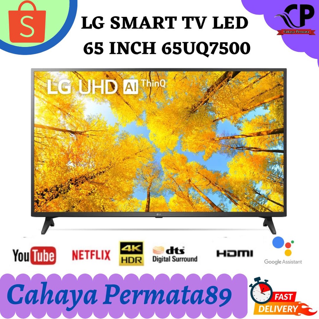 Jual TV LG 65UQ7500 4K UHD SMART TV LED 65 INCH LG 65UQ7500PSF 65UQ75 | Shopee Indonesia
