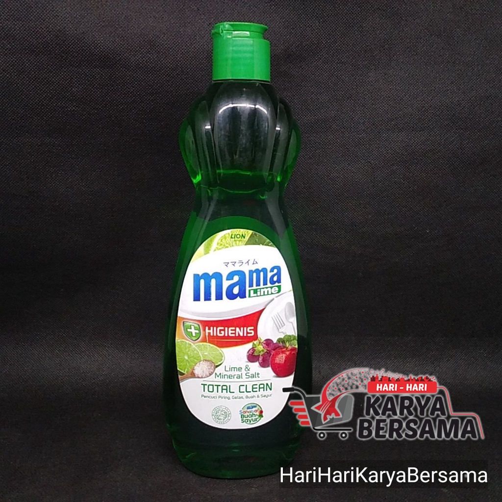 Jual SABUN CUCI PIRING MAMA LIME & MINERAL SALT TOTAL CLEAN BOTOL 750ML ...