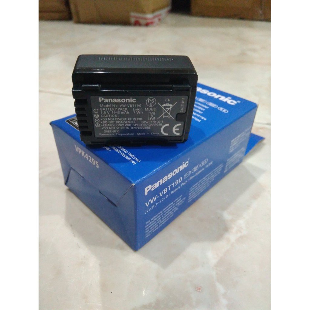 Jual Baterai Panasonic VW-VBT190 Untuk Camcorder HC-V380K V250K V520K ...