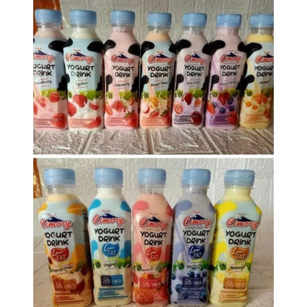 Jual Cimory Yogurt drink mix fruit botol | Shopee Indonesia