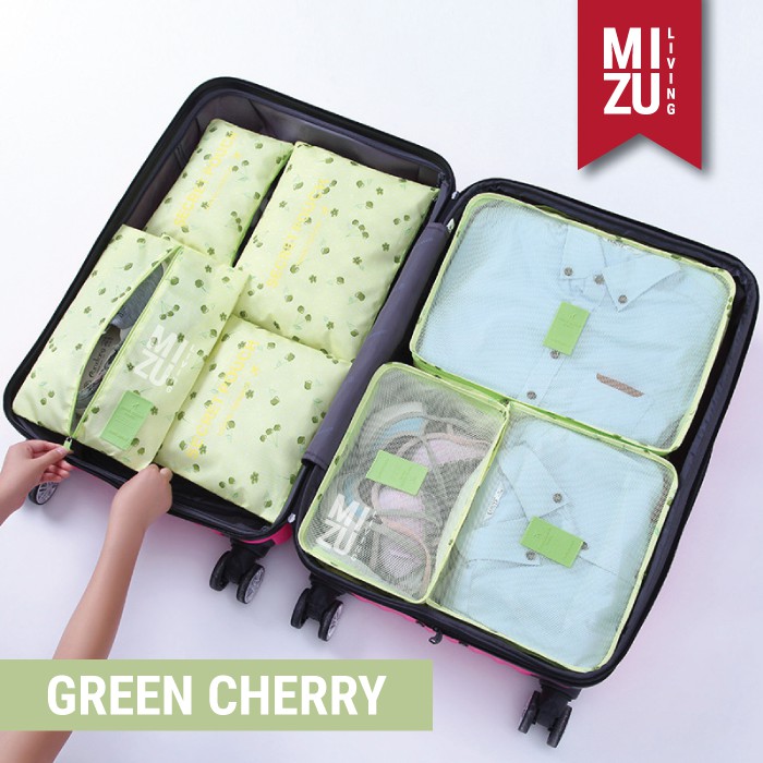 Jual SECRET POUCH Travel Packing Cubes 7in1 Storage Bag Organizer Tas ...