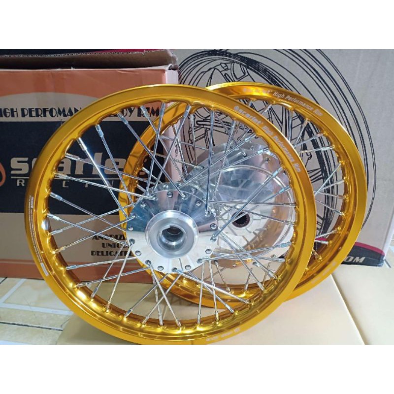 Jual velg jari jari ring 14 Vario 125 Vario 150 tromol crome velg ...