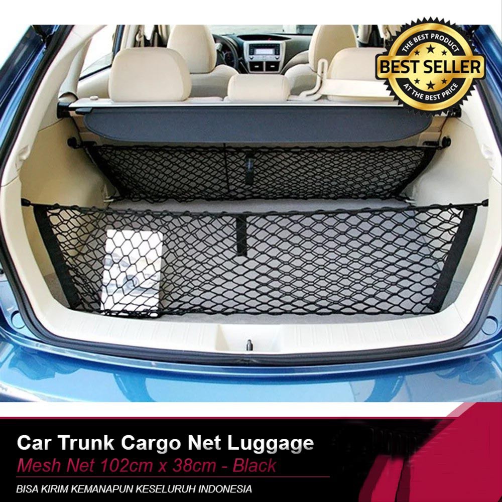 Jual Cargo Net Jaring Bagasi Luggage Mesh Net 102cm x 38cm | Shopee ...