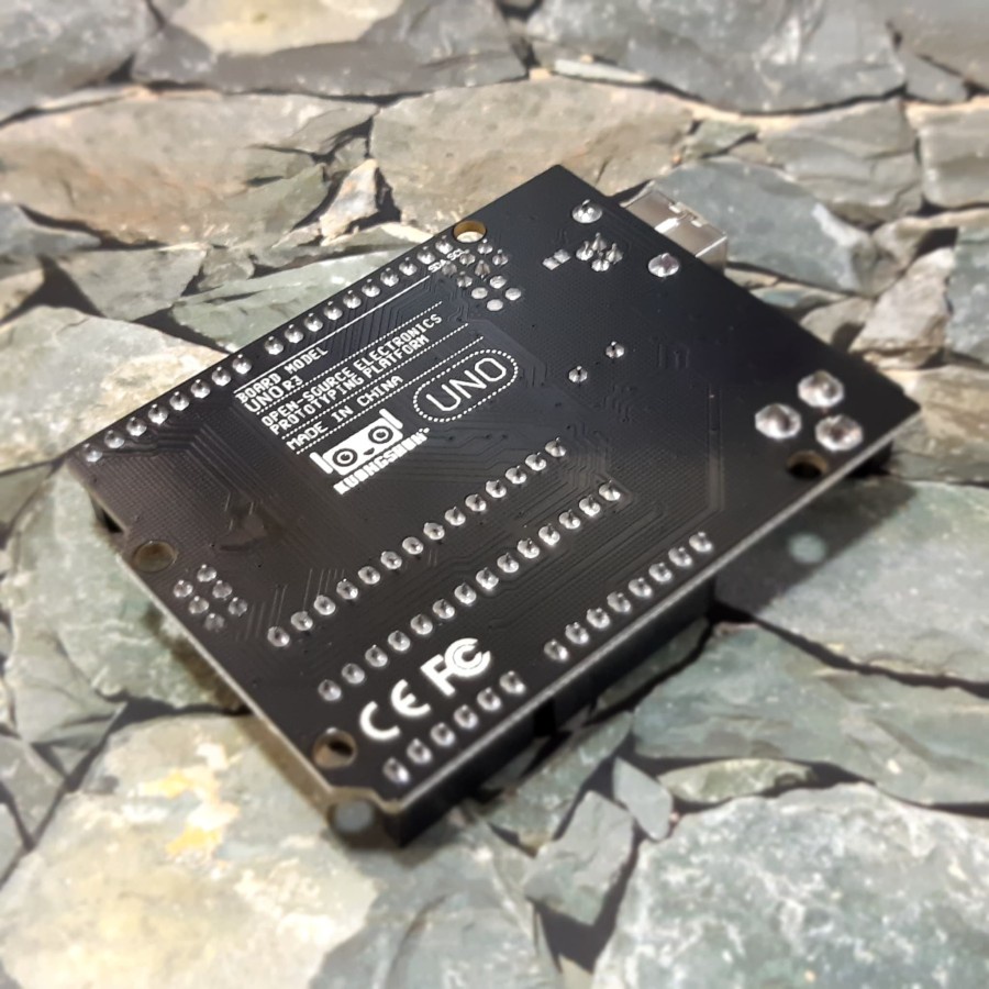 Jual Arduino Uno R3B Black Edition Atmega328P DIP mega16u2 Original ...