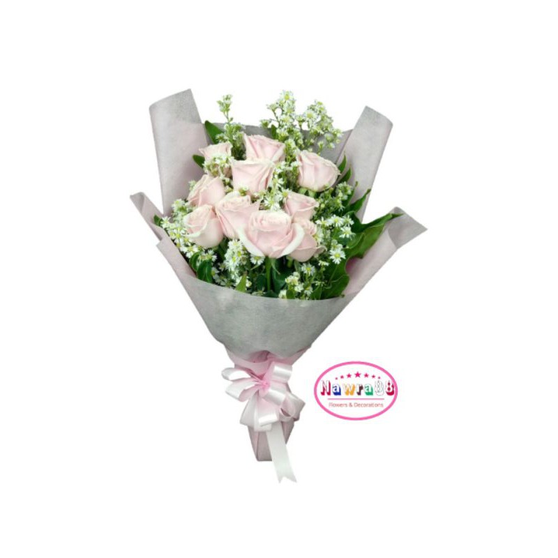 Jual Bunga mawar merah asli hand bouquet bucket wisuda bunga mawar ...