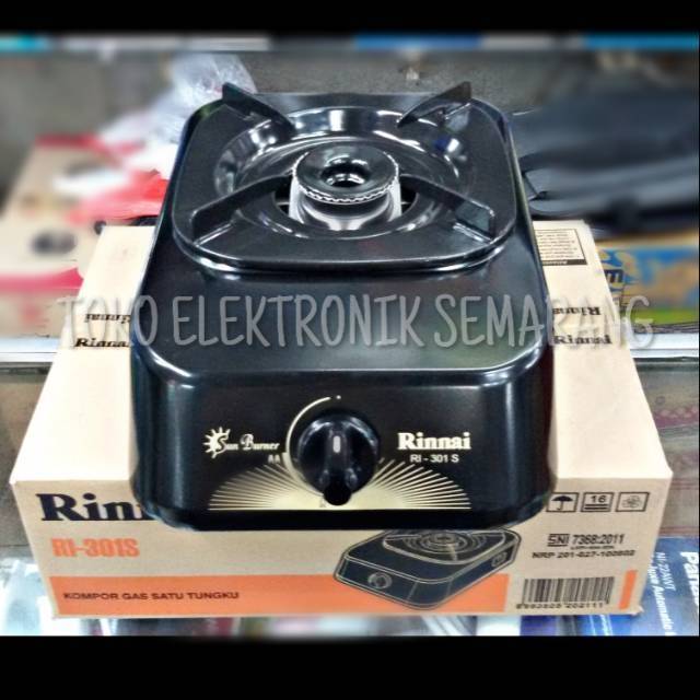 Jual KOMPOR GAS RINAI RINNAI 301 S / 201 S 1 TUNGKU SUN BURNER ORIGINAL ...