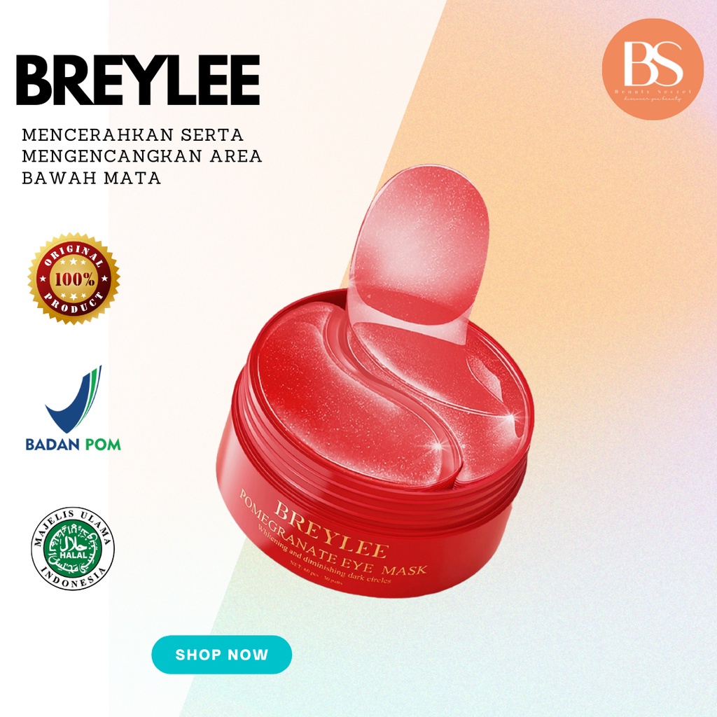 Jual BREYLEE Pomegranate Eye Mask (100% ORIGINAL & BPOM) | Shopee Indonesia