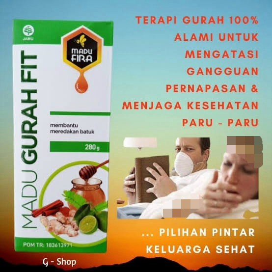 Jual MADU GURAH FIT 280gram | Madu Fira | Madu dan Obat Herbal ...