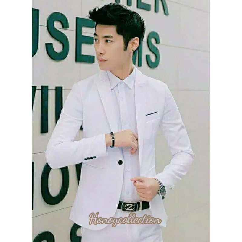 Jual [LIMITED EDITION] JAS PUTIH | JAS PUTIH PRIA | JAS PRIA PUTIH 100% ...