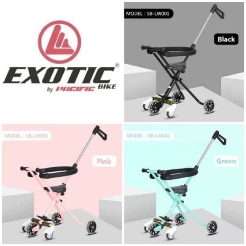 Jual BEST SELLER Exotic Magic Stroller Micro Trike Kereta Sepeda Dorongan Anak PACKING BUBBLE ...