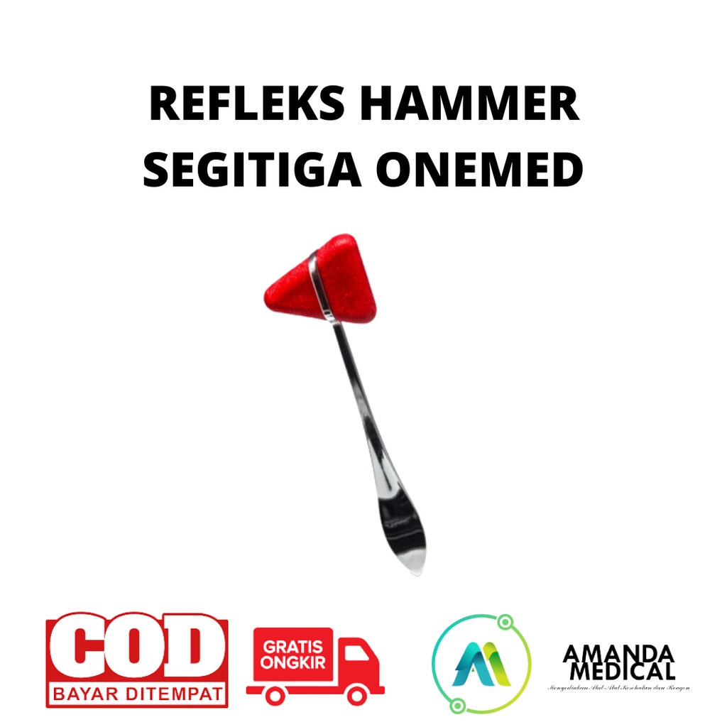 Jual ONEMED REFLEKS HAMMER SEGITIGA NEUROLOGICAL HAMMER | Shopee Indonesia