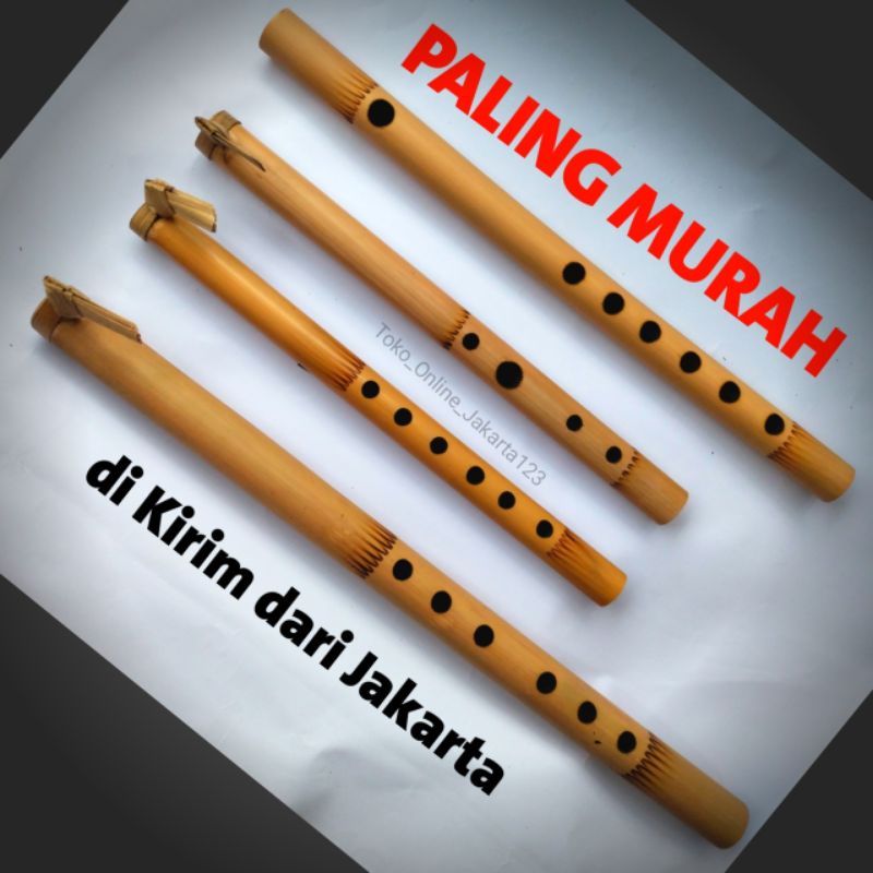 Jual Seruling bambu dangdut lubang 6 Suling lubang 4 Suling Sunda | Shopee Indonesia