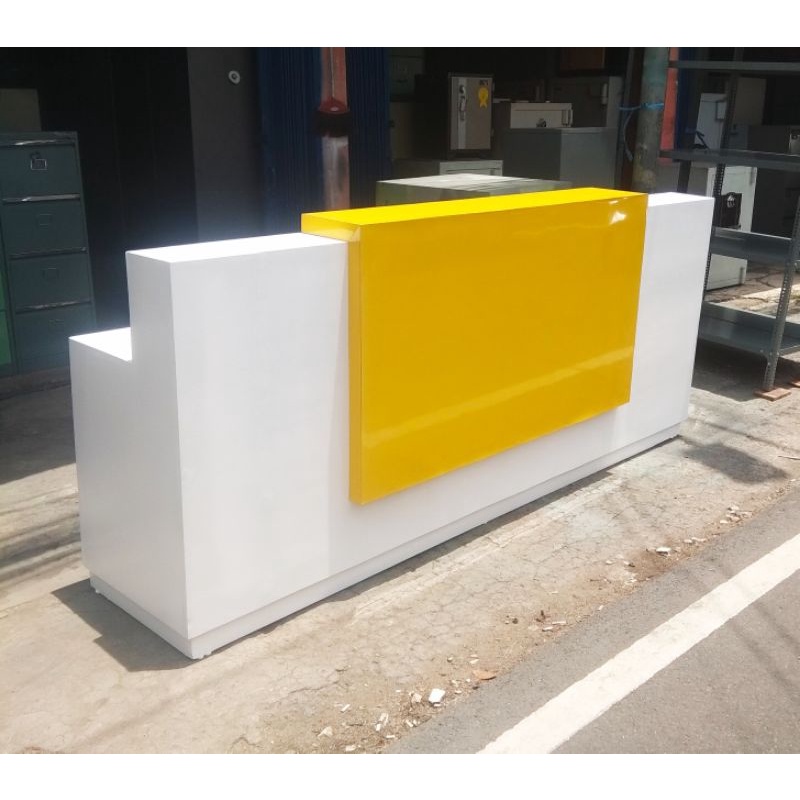 Jual meja resepsionis meja counter meja bar meja customer service ...
