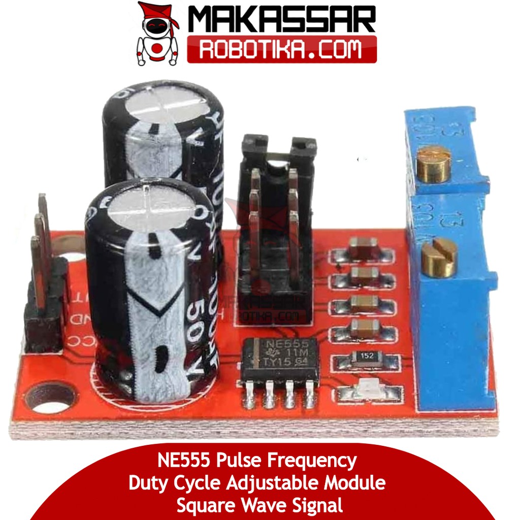 Jual NE555 Pulse Frequency Duty Cycle Adjustable Module Square Wave Signal | Shopee Indonesia
