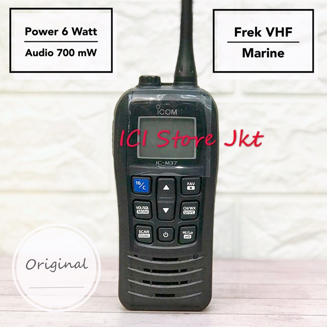 Jual HT Icom M37 / Icom IC M37 Marine Original | Shopee Indonesia