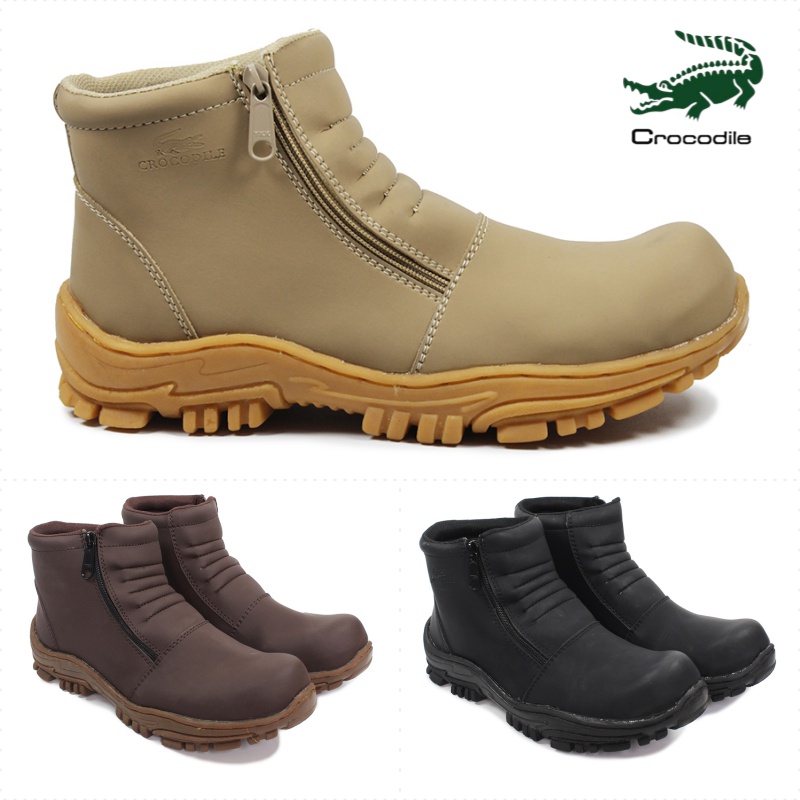 Jual SEPATU BOOTS PRIA CROCODILE STRUTS SEPATU SAFETY UJUNG BESI ...
