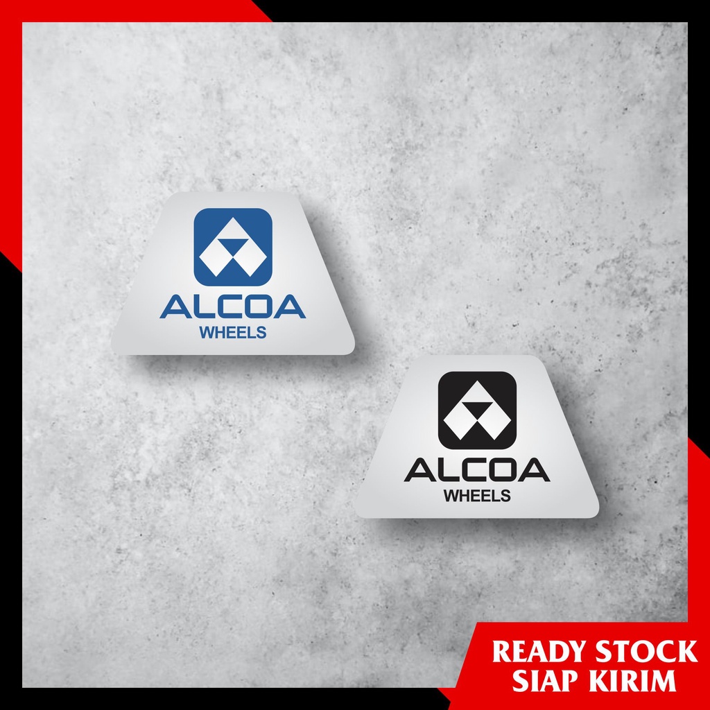 Jual Stiker Logo ALCOA WHEELS - Sticker Print Cutting Bahan Awet Tahan ...