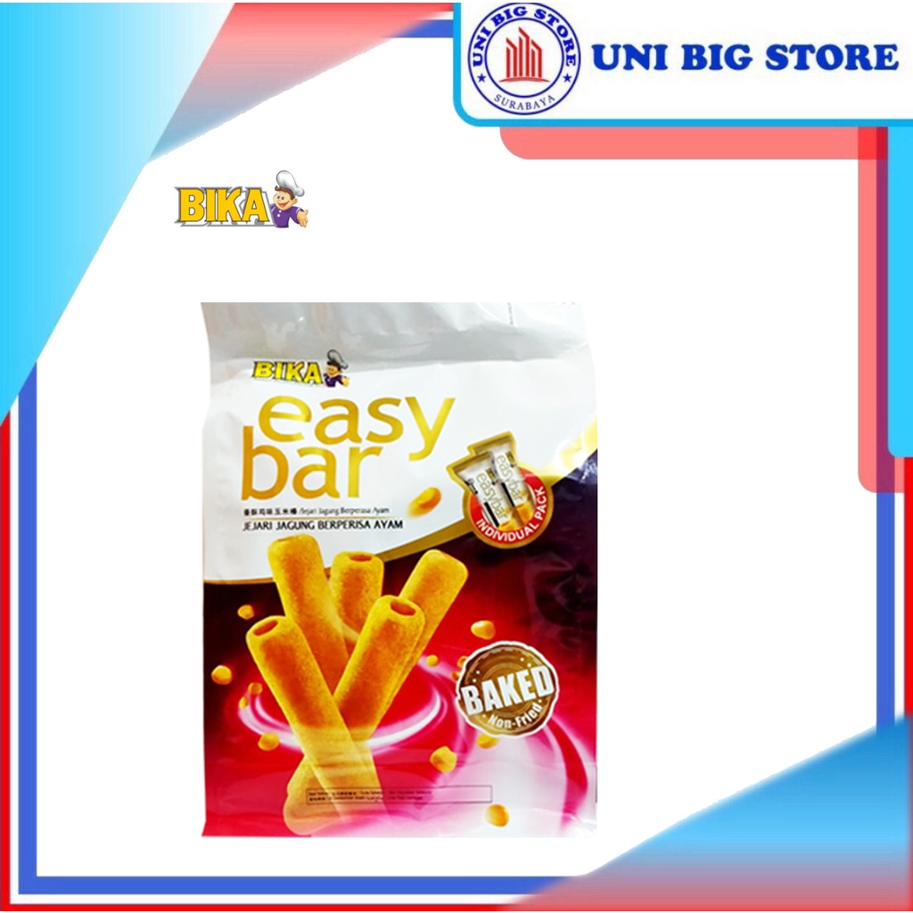 Jual Bika Easy Bar Corn Stick Cheese - Chicken - BBQ - Seaweed 108g ...