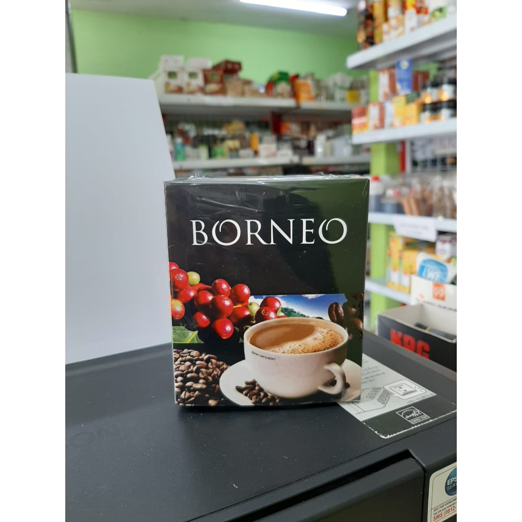 Jual Kopi Borneo Premium Blend Coffee 1 box isi 5sachet | Shopee Indonesia