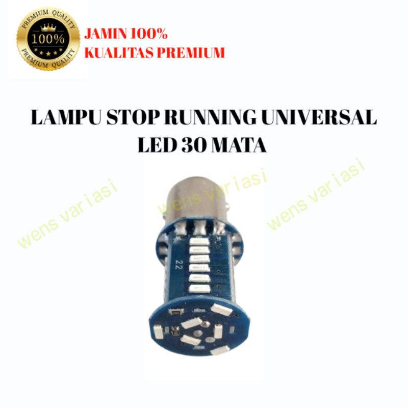 Jual Lampu led rem stop bayonet 30 mata/lampu stop LED running 30mata ...