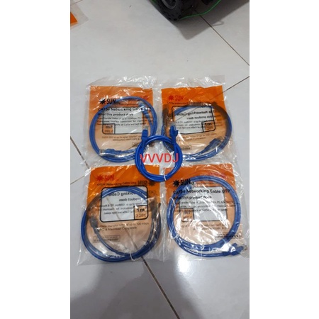 Jual Kabel Lan Cat 5E Kabel UTP RJ45 Biru 1 Meter | Shopee Indonesia