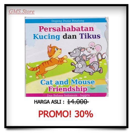 Jual PERSAHABATAN KUCING DAN TIKUS DUA BAHASA IND-ING | Shopee Indonesia