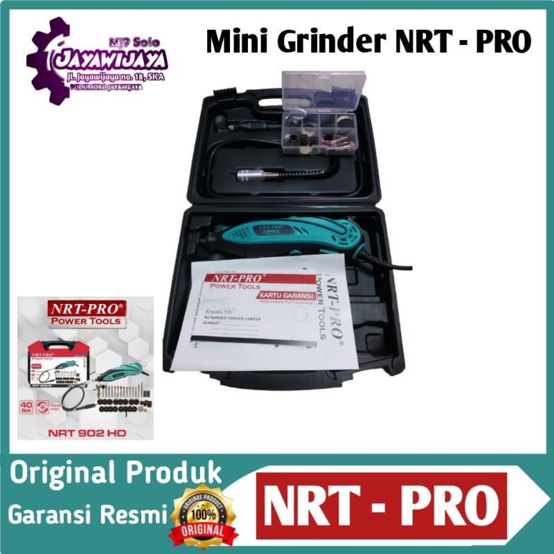 Jual MESIN GERINDA MINI NRT PRO 902HD SET 40 PCS | Shopee Indonesia