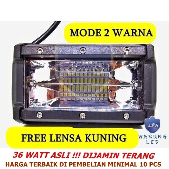 Jual Lampu Tembak Sorot Motor Mobil LED 24 MATA 2 susun CREE BAR | Shopee Indonesia