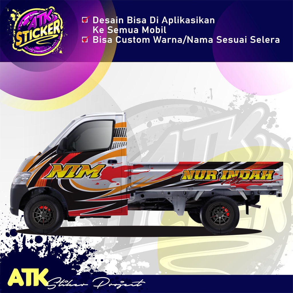 Jual Decal Pick Up FullBody L300, GRANDMAX, CARRY NIM Full Blok Stiker ...