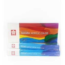 Jual Sakura Acrylic 20 Ml 12 Color Set | Shopee Indonesia