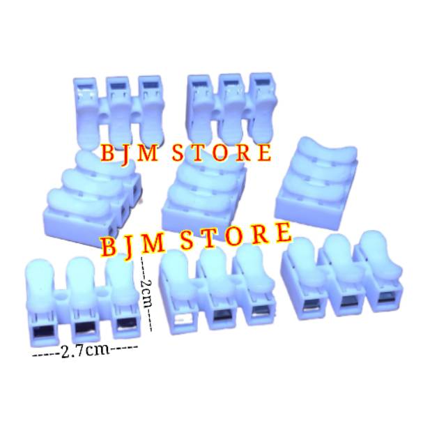 Jual TERMINAL SAMBUNGAN KABEL JEPIT 3 PIN | Shopee Indonesia
