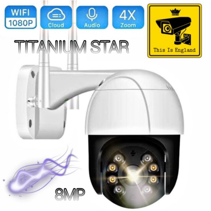 Jual NEW IP CAMERA CCTV WIRELESS WIFI HD 1080P PTZ 8MP LIGHT VISION ...